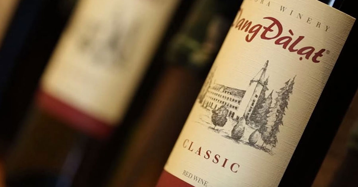 RƯỢU VANG ĐÀ LẠT CLASSIC ĐỎ