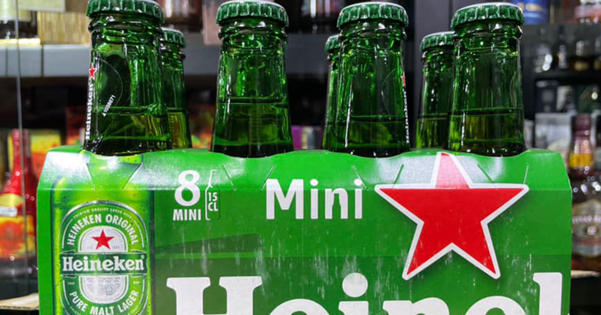 BIA HEINEKEN MINI của Ý